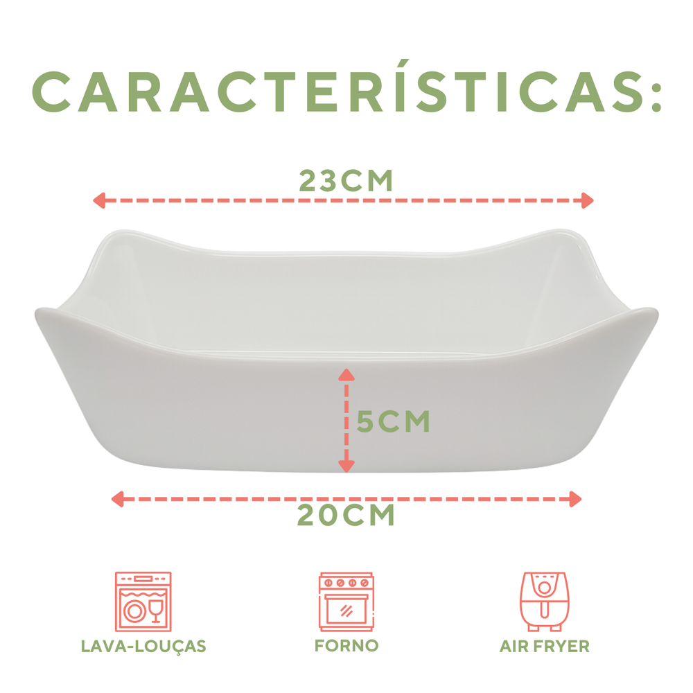 Assadeira Opaline 1,2Litros – A Gourmet