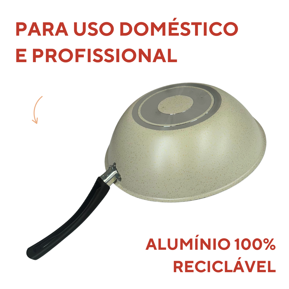 Frigideira Antiaderente 28cm Wok Eko – A Gourmet