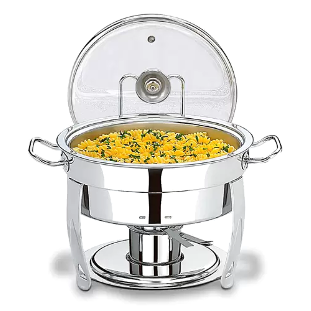 Rechaud Inox C/ Tampa E Fogareiro 5l Hotel – A Gourmet